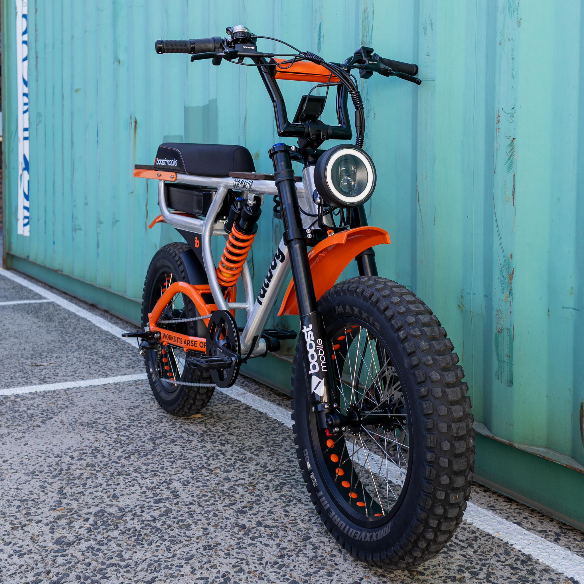 CUSTOM: Boost Mobile x Fatboy Scrambler